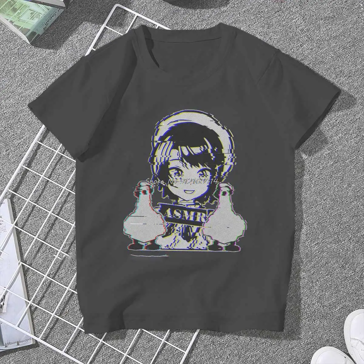 Subaru-ASMR-Female-Shirts-Hololive-VTuber-Loose-Vintage-men-Casual ...