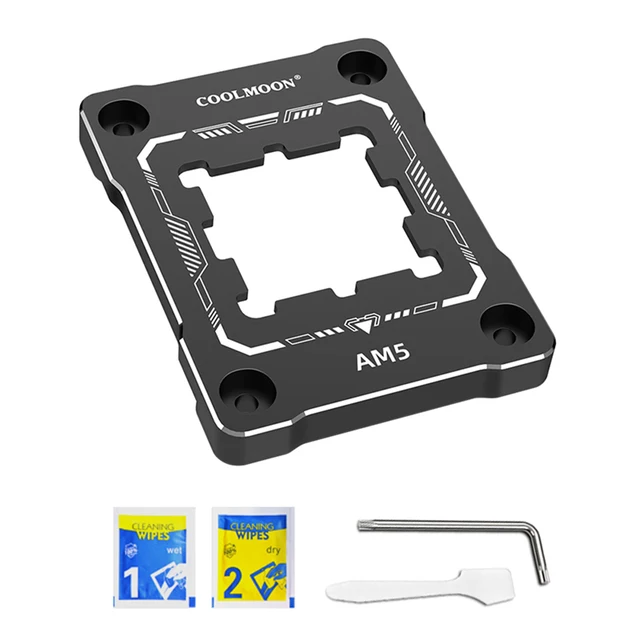 COOLMOON AM5 CPU Bending Correction Fixing Buckle CNC Aluminum CPU ...