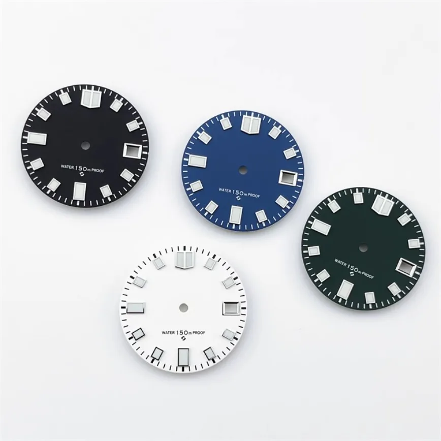 NH35-Dial-Black-Green-White-Blue-Green-Luminous-Dial-28-5mm-for-SKX007 ...