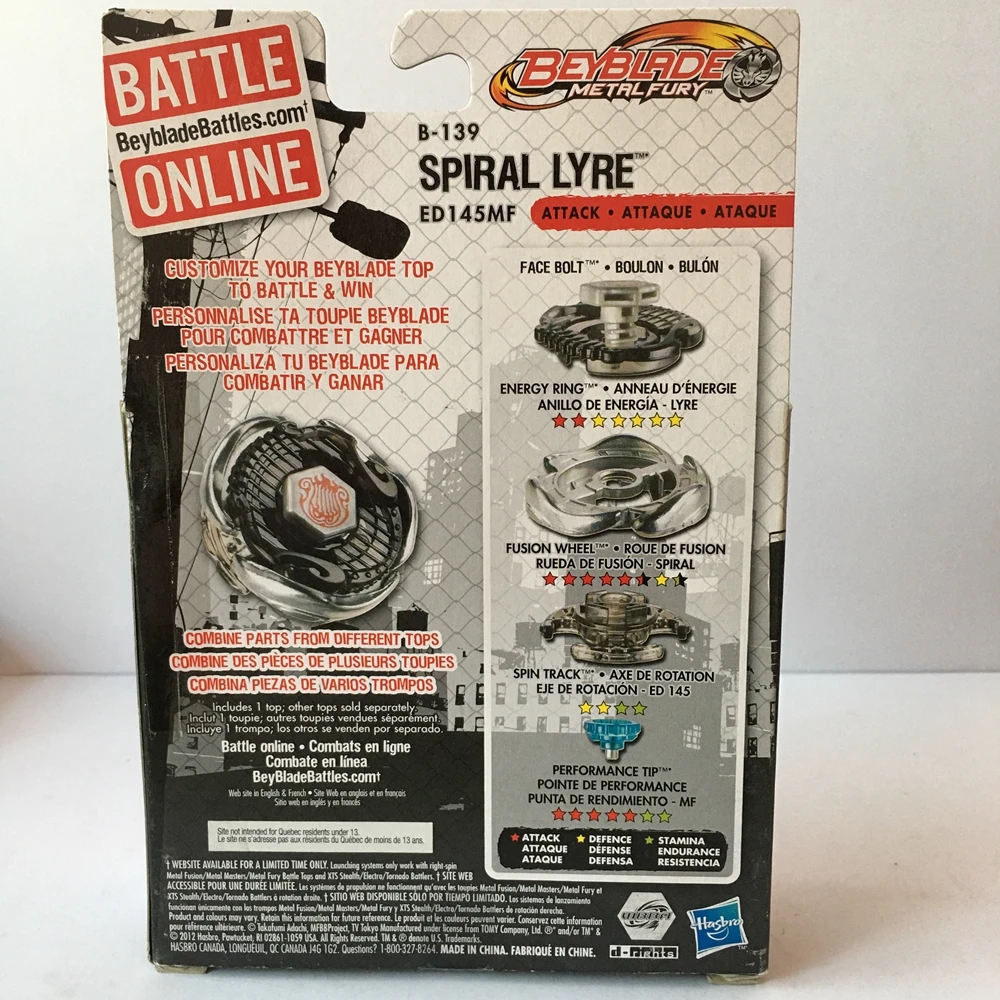 Spiral Lyre Beyblade