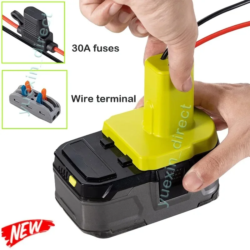 DIY-Battery-Adapter-for-Ryobi-18V-P108-P107-P102-Li-Ion-Battery-Dock ...