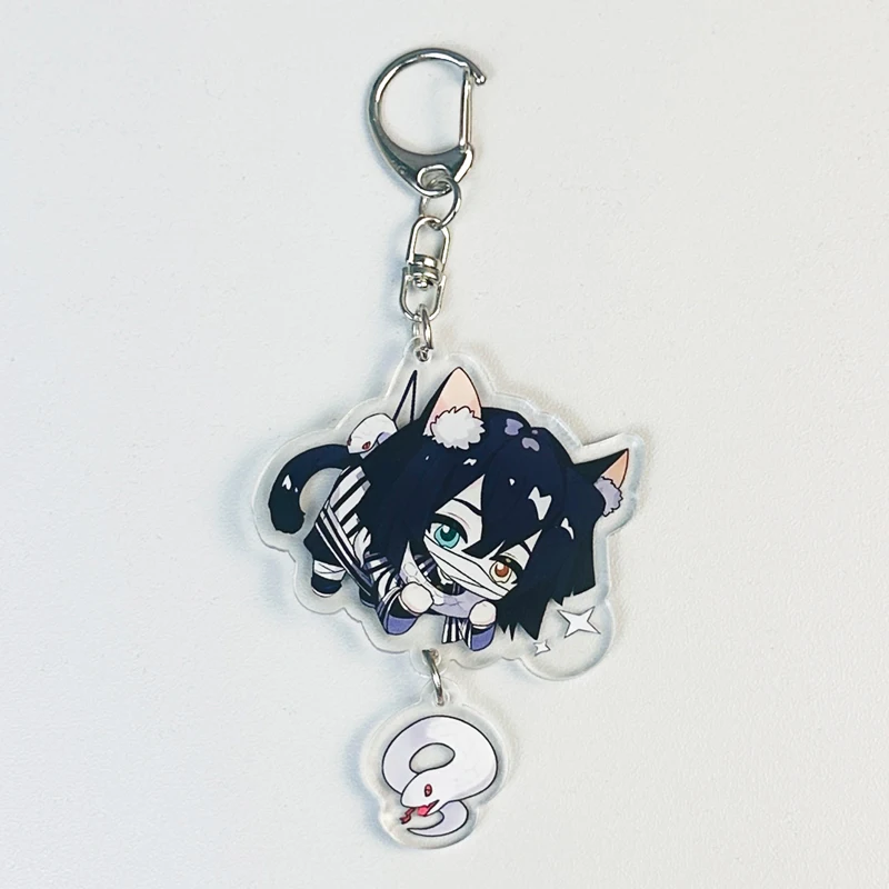 Anime Kanroji Mitsuri Iguro Obanai Cosplay Acrylic Figure Phone ...