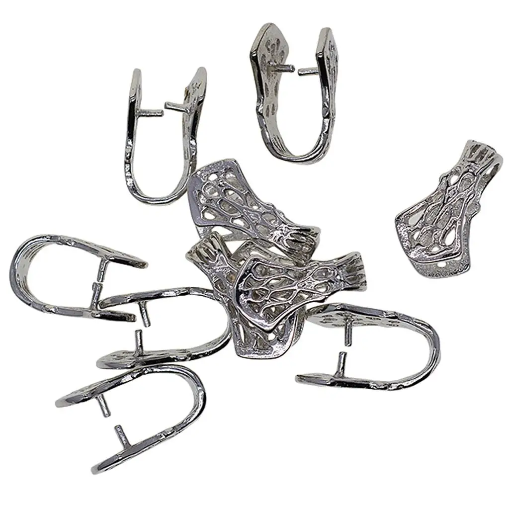 10pcs-Copper-Pinch-Bails-Clasp-Connector-Jewellery-Pendant-Pinching ...