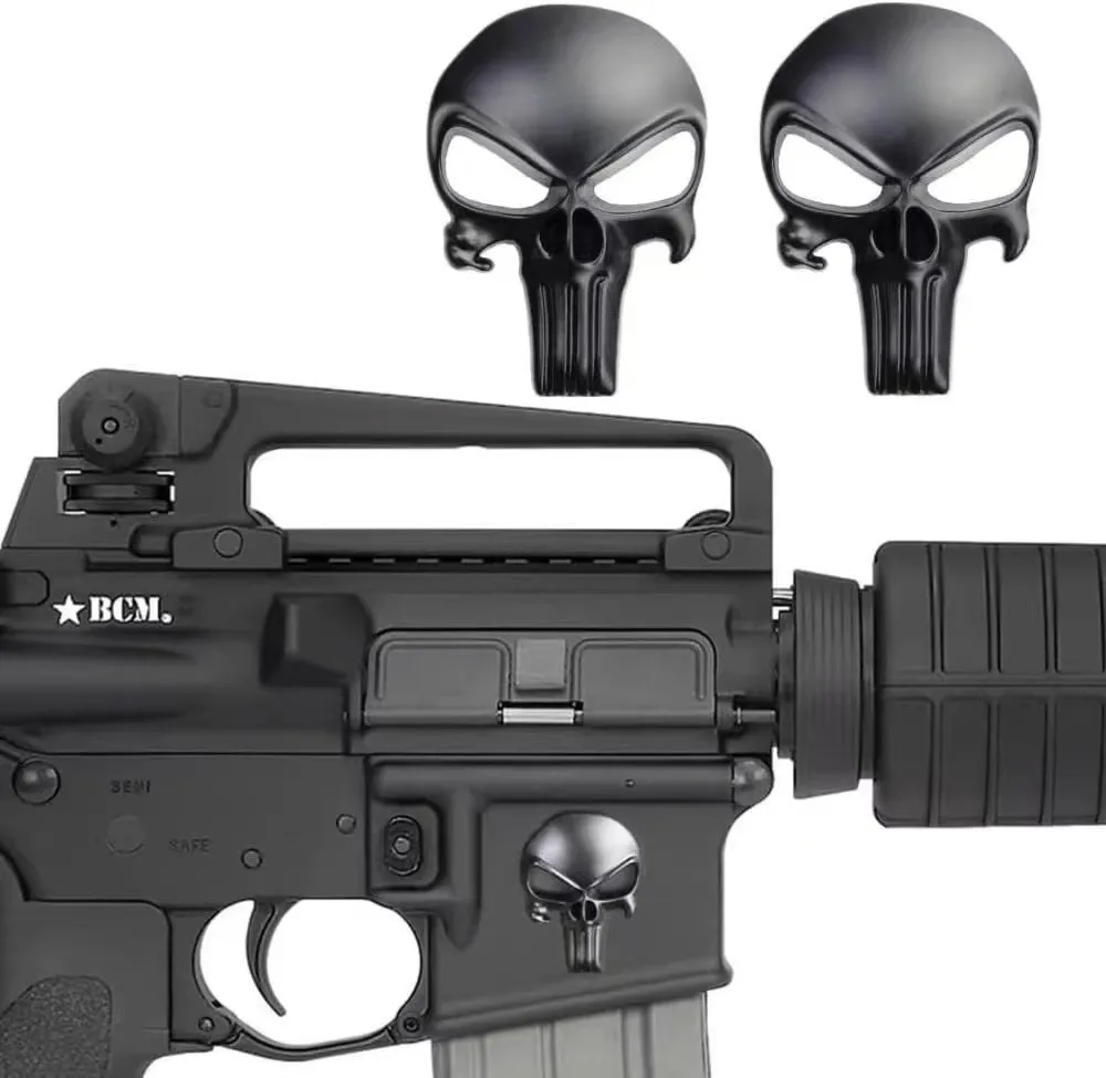 New-25-35MM-Black-3D-Metal-Decal-Sticker-for-Airsoft-For-Glock-G17-G19 ...