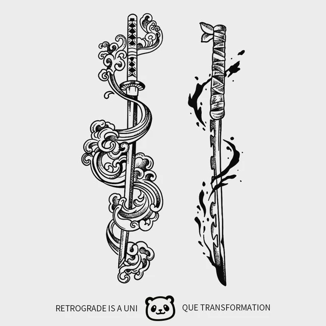 Japanese Katana Tattoos