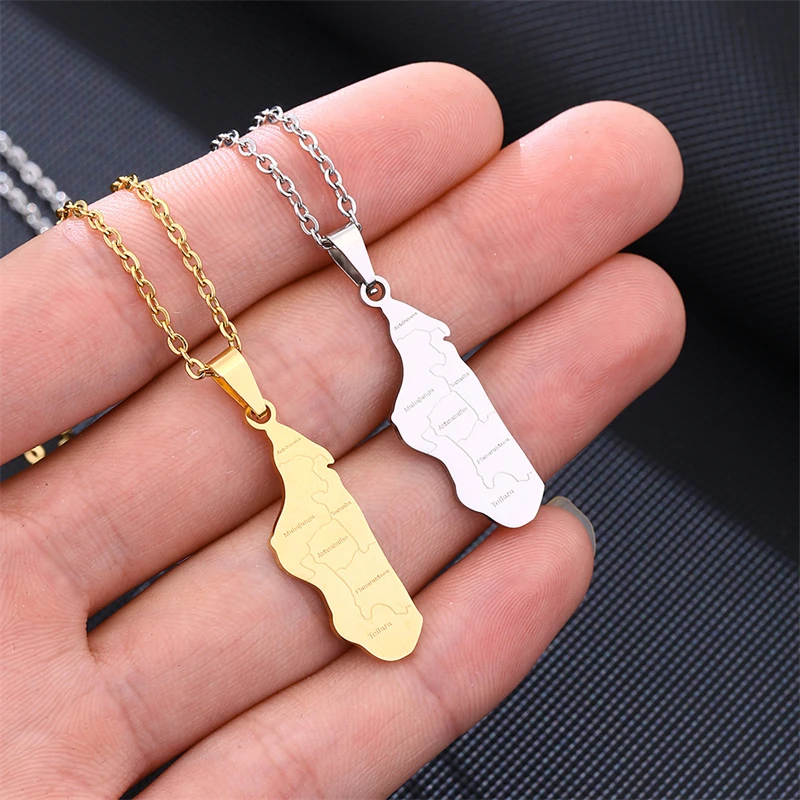 Creative Madagascar Map With Cities Name Pendant Necklaces Women creative-madagascar-map-with-cities-name-pendant-necklaces-women