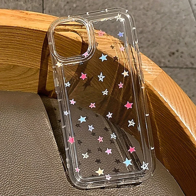 Funda-de-silicona-transparente-con-dise-o-de-estrellas-para-Samsung ...