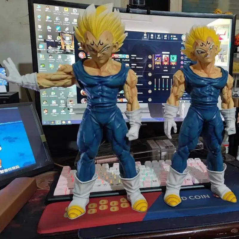 38cm Big Size Dragon Ball Z Figure Majin Vegeta Demon Arrogant Dbz ...