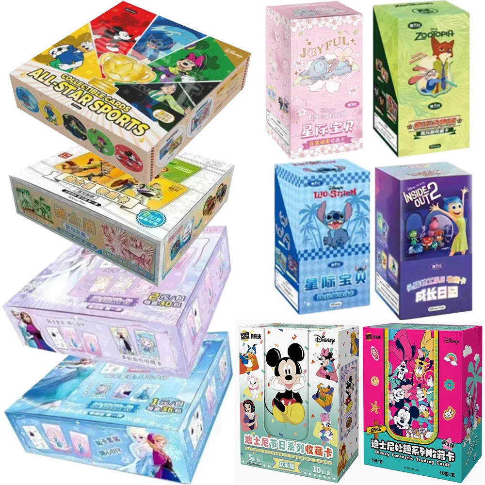 Genuine-Disney-Series-Trading-Cards-for-Children-Mickey-Friends ...