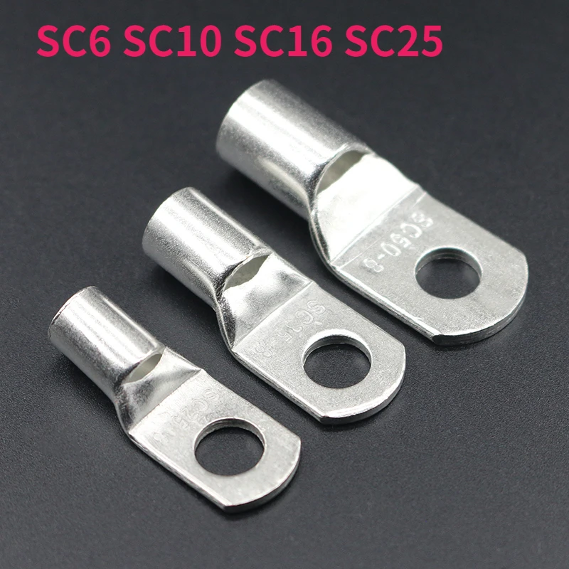 SC Type Wire Nose Terminal SC6 SC10 SC16 SC25 Crimp Cable Connector ...