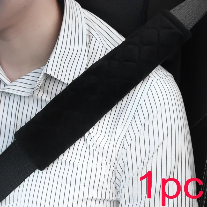NEW-Universal-Car-Safety-Belt-Cover-Adjustable-Seat-Belt-Cover-Shoulder ...