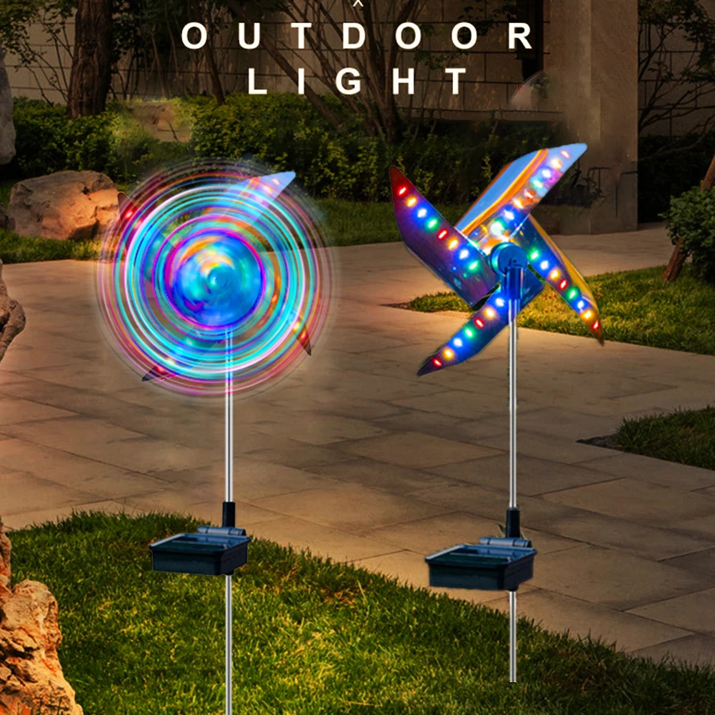 Solar-Led-Light-Outdoor-Solar-Windmill-Light-LED-Garden-Lights-Path ...