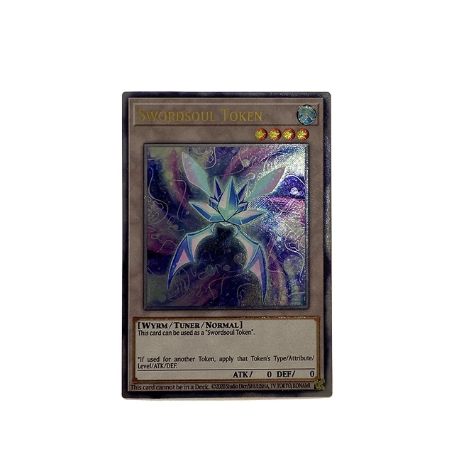 ORICA YUGIOH DIY Proxy Cards Swordsoul Token Igawa Asagi Ultimate Rare ...