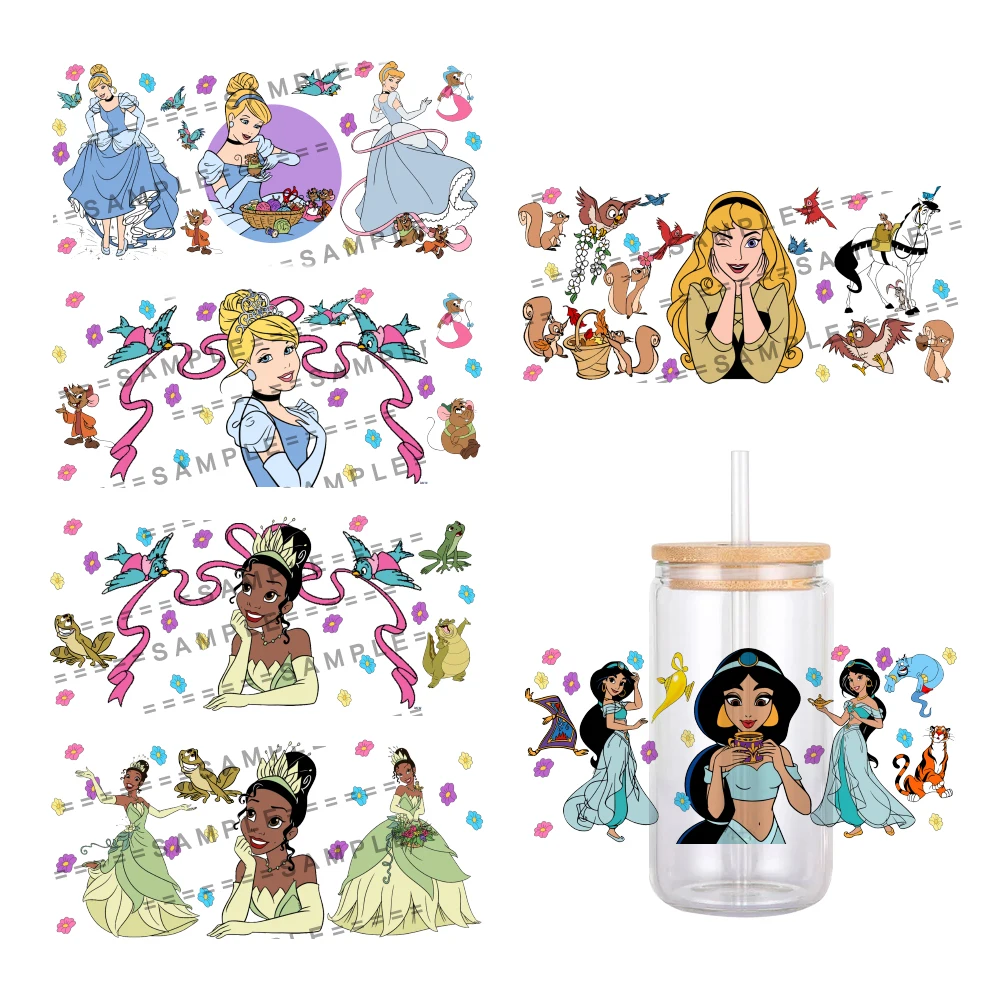 Disney-Princess-Cartoon-Pattern-UV-DTF-Transfer-Sticker-Waterproof ...