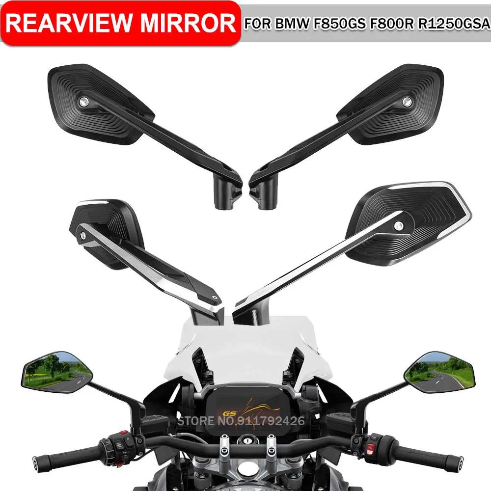 F850GS-Motorcycle-Side-Rear-View-Mirror-Aluminum-Rearview-Mirrors-For ...