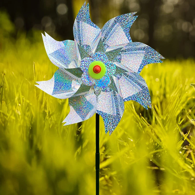 Wind-Spinner-Reflective-Bird-Repeller-Windmill-Garden-Decorative ...