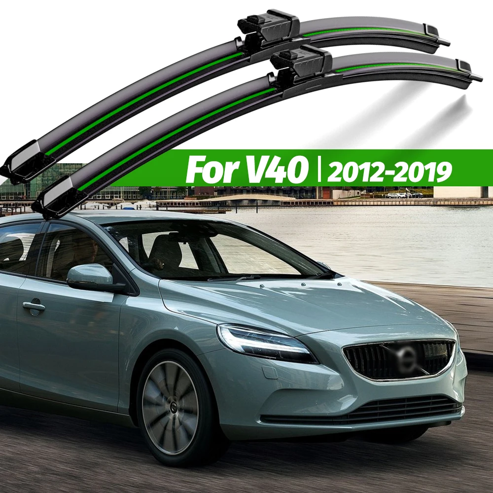 Wiper LHD Front Wiper Blades Set For Volvo V40 2012 - 2019 Windshield ...
