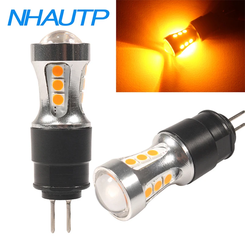 NHAUTP 2Pcs High Quality G4 HP24W LED Bulbs For Peugeot 3008 5008 ...