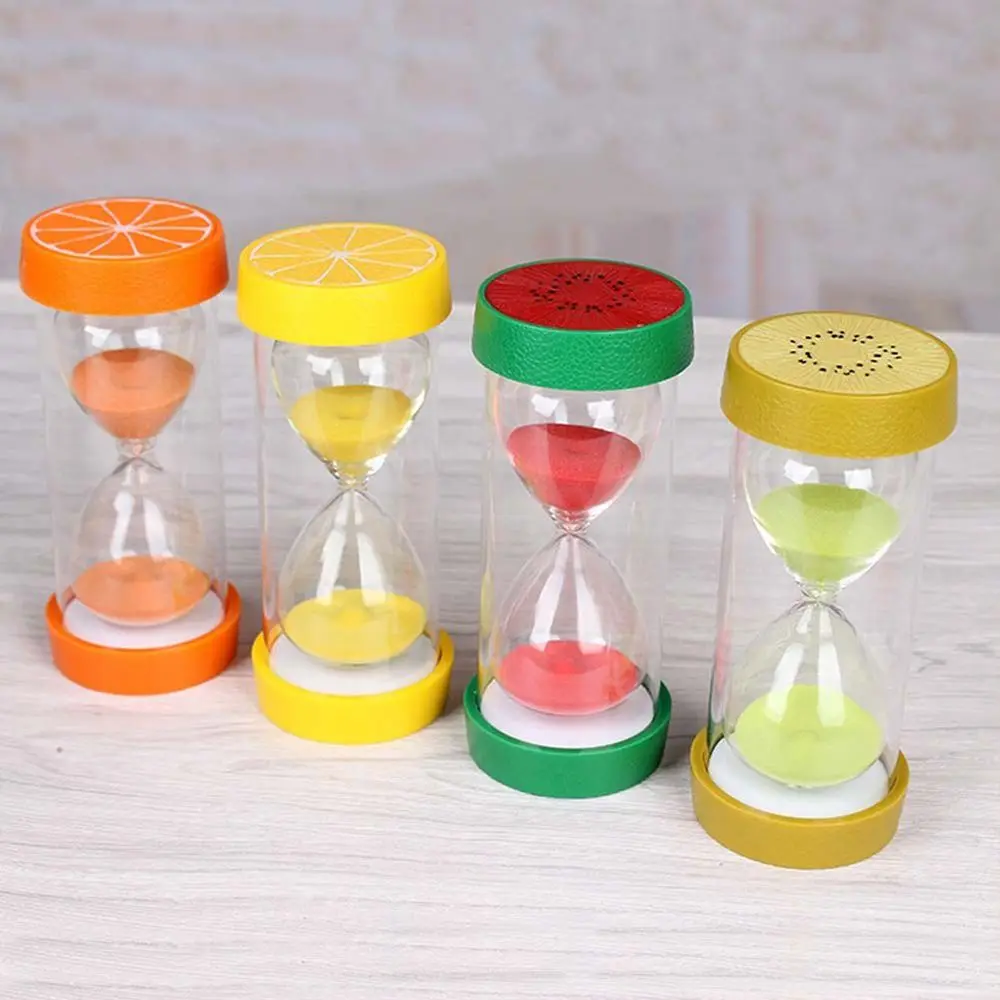 Gifts Fruit Desktop Home Decorations Hourglass Brush Teeth Clock Sand ...