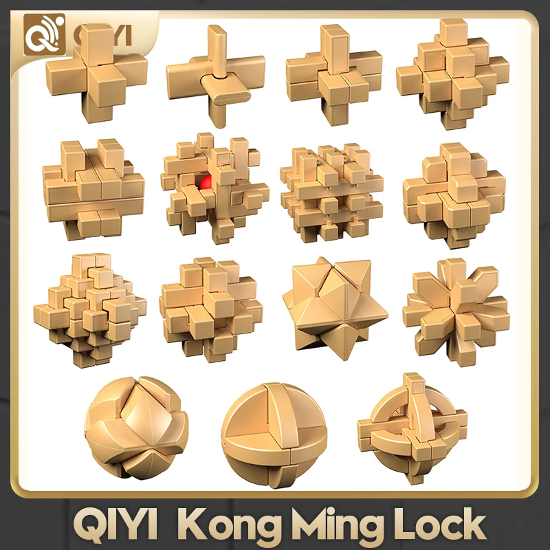 Qiyi-Kong-ming-Lock-series-New-version-of-intelligence-unlocking-puzzle ...