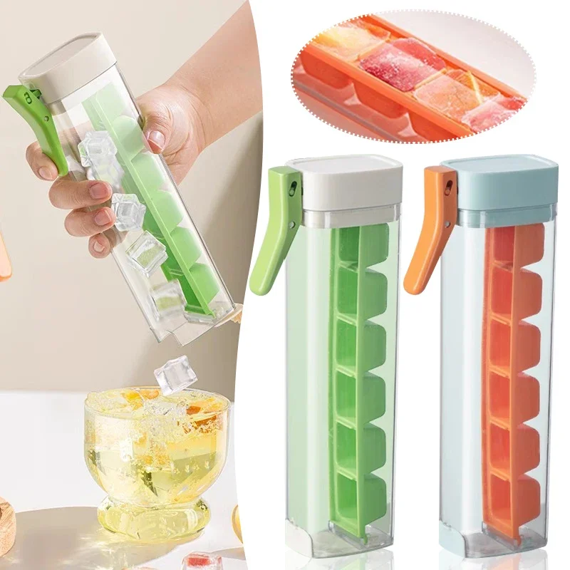 Creative Ice Cube Tray Easy To Remove Molding Ice Maker with Handle ...