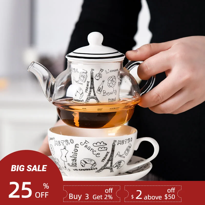 2 Tea Cups With Tea