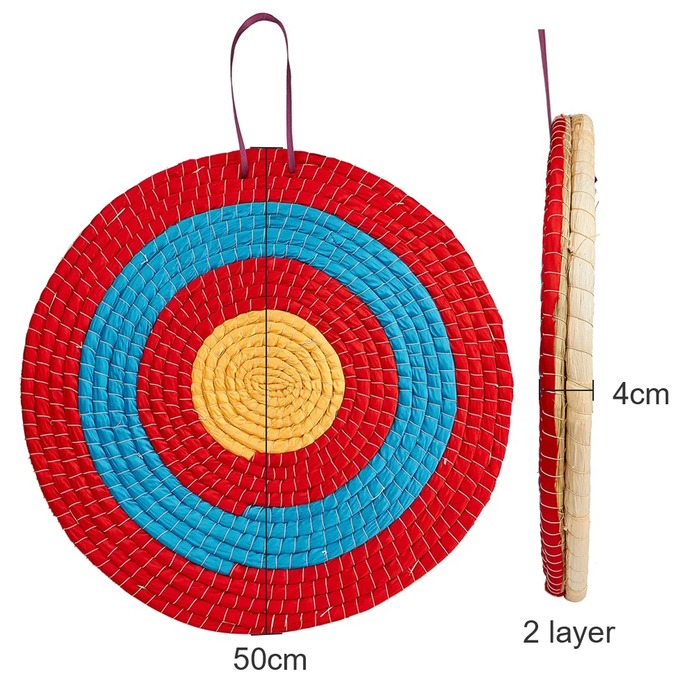 Toparchery-OD-50cm-2-layer-Straw-Archery-Grass-Target-4cm-Thick ...