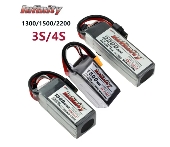 Infinity 3S 4S LiPo Battery 2200mah 1500mAh 45C 95C SY60/XT60 Connector ...