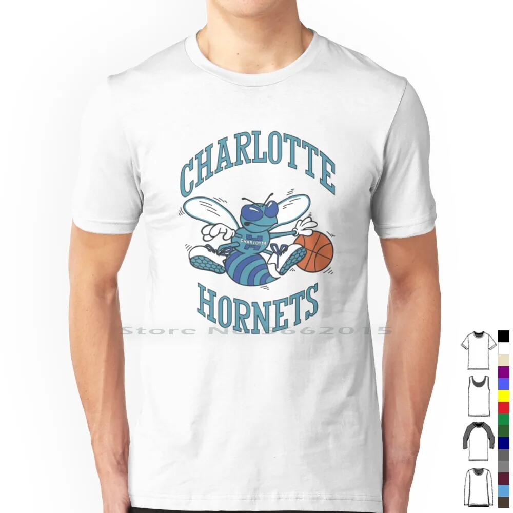 Hornets City T Shirt 100% Cotton City Short Long Sleeve Tee Top ...