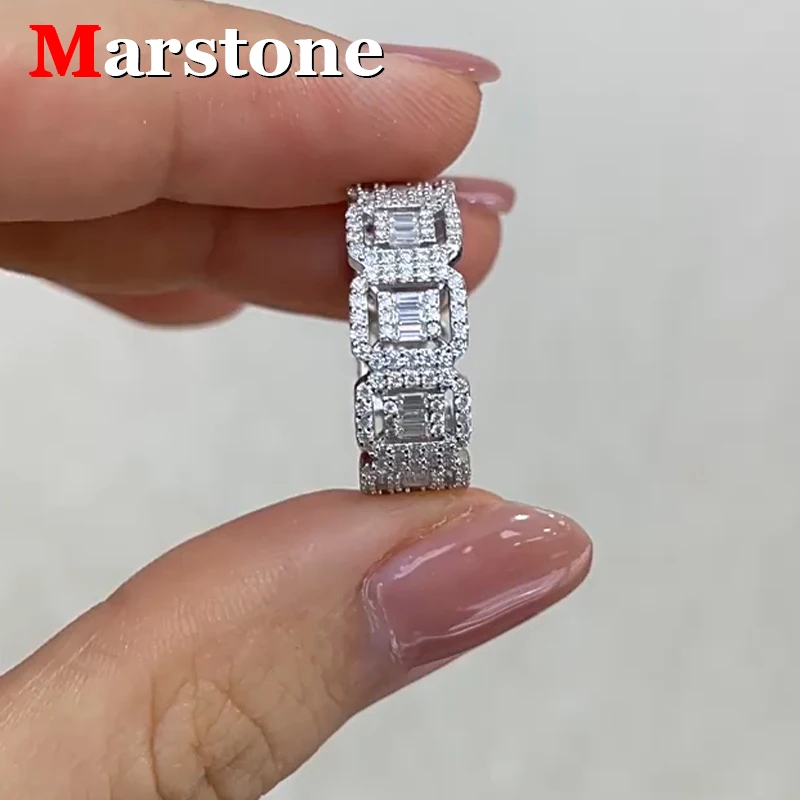 Full-Moissanite-Diamond-D-Color-Rectangle-Women-s-Ring-S925-Sterling ...