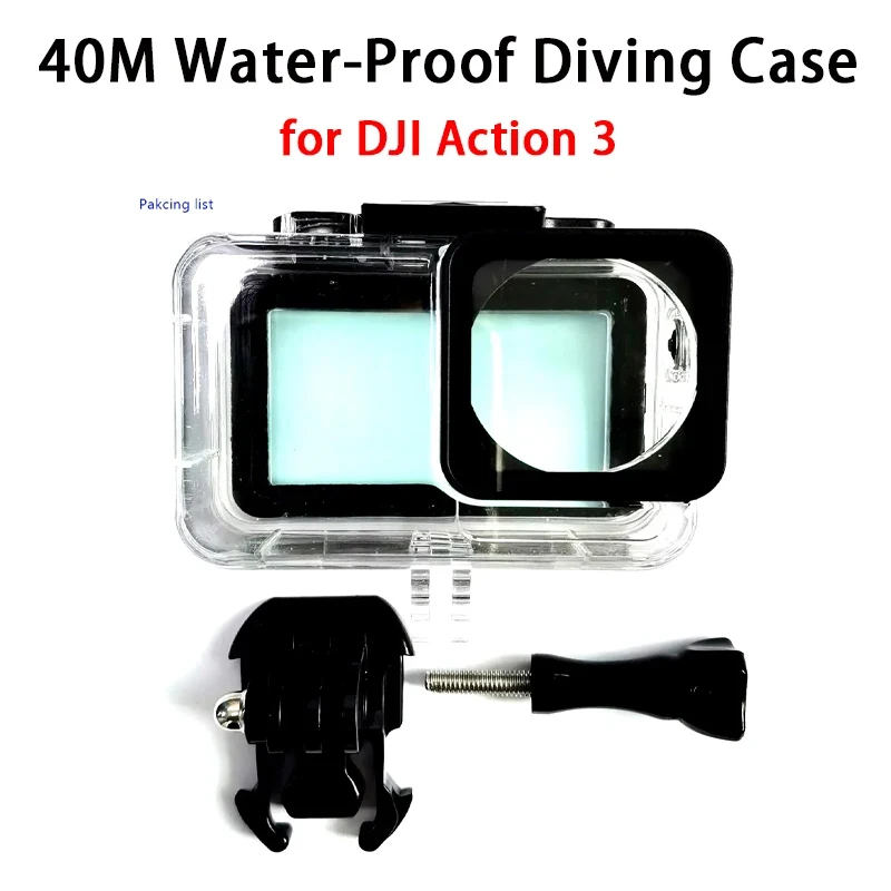 for-DJI-Action-3-Waterproof-Case-40M-Underwater-Dive-Housing-Protective ...