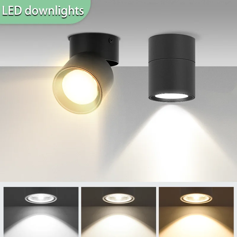 Led Downlight Surface Mounted Spotlight 220V Modern Ceiling Lamps Spot ...