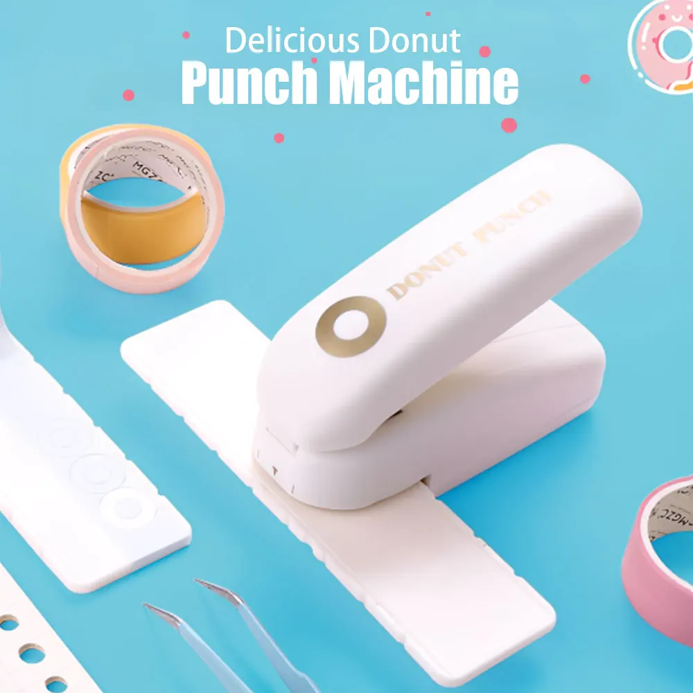 Delicious donut hole punch can be used for loose-leaf hole ...