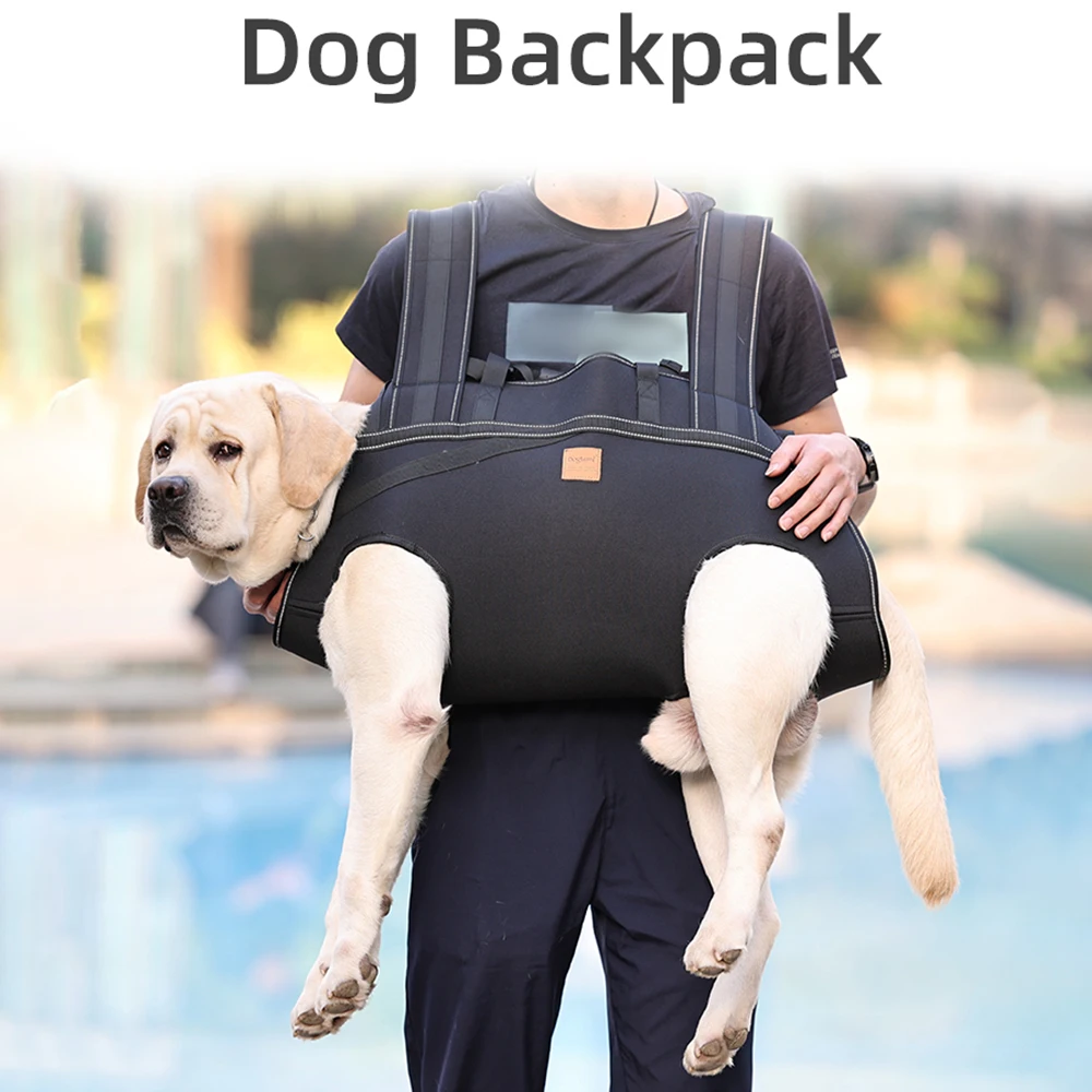 Backpack Carrier for Large Dog Full Body Dog Sling with Handle Dog Lift ...