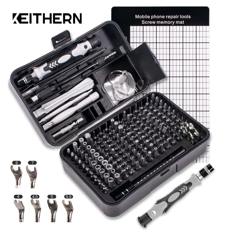 KEITHERN-Precision-Screwdriver-Set-12-135-170-In-1-Magnetic-Screw-Bits ...