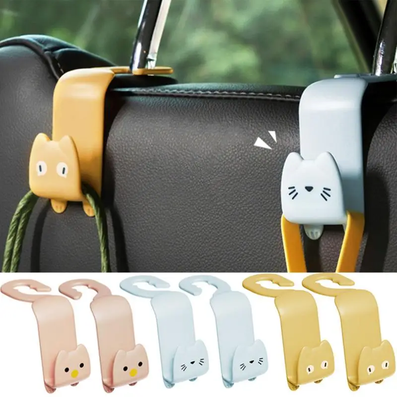 Car-Seat-Headrest-Hooks-Cute-Multifunctional-Car-Rear-Hook-Universal ...