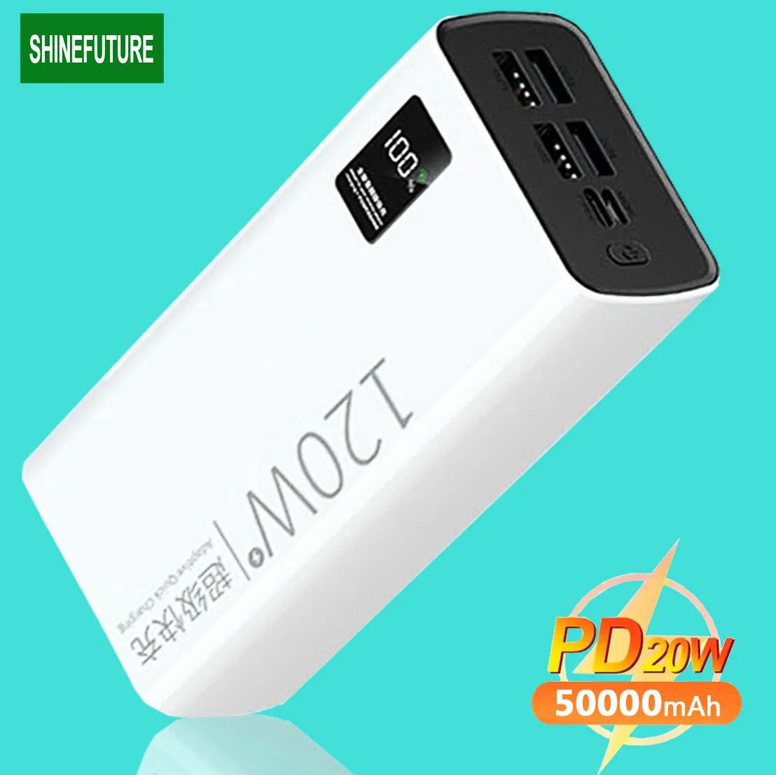 120W-Power-Bank-Super-Fast-Charging-50000mAh-High-Capacity-Portable ...