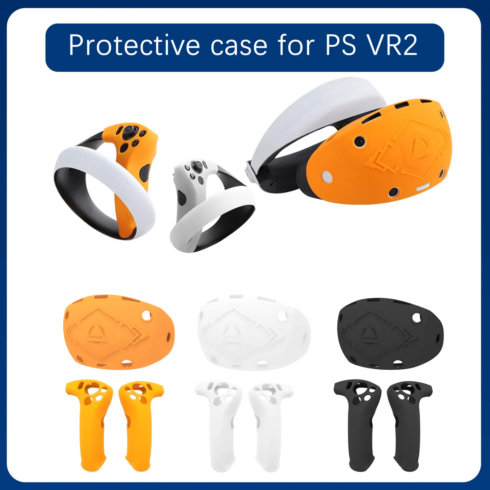 Silicone-Protective-Cover-for-PlayStation-VR2-Controller-Grip-Cover ...