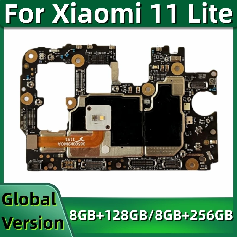 Motherboard-for-Xiaomi-Mi-11-Lite-M2101K9G-Unlocked-5G-Mainboard-128GB ...
