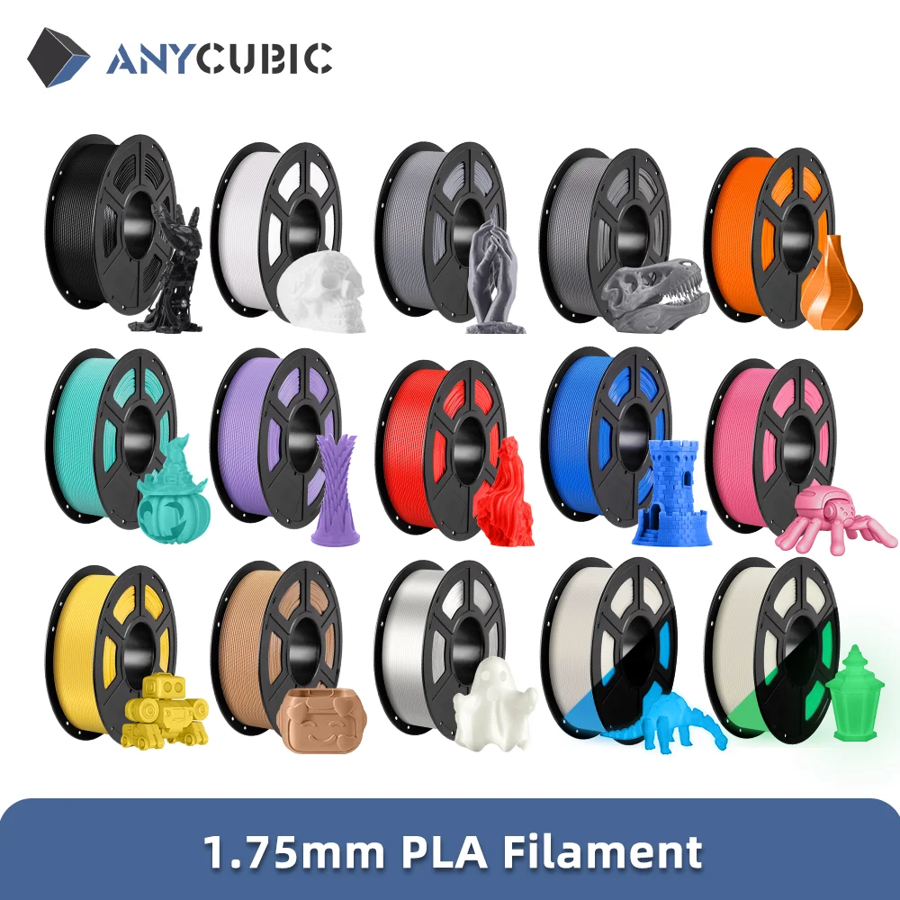 3D-Printer-Filament-PLA-1-75mm-1kg-Roll-Plastic-Rubber-Consumables ...