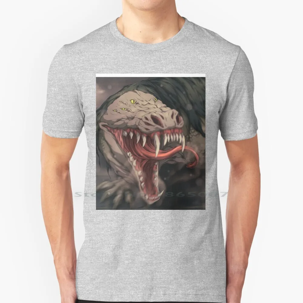 Scp 682 T Shirt % 100% pamuk Scp682 Scp 682 hardtoshirt yreptile ...