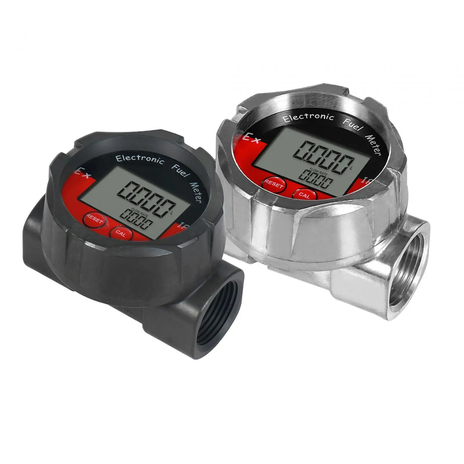 Oil-Flowmeter-Electronic-Fuel-Meter-Waterproof-LCD-Display ...
