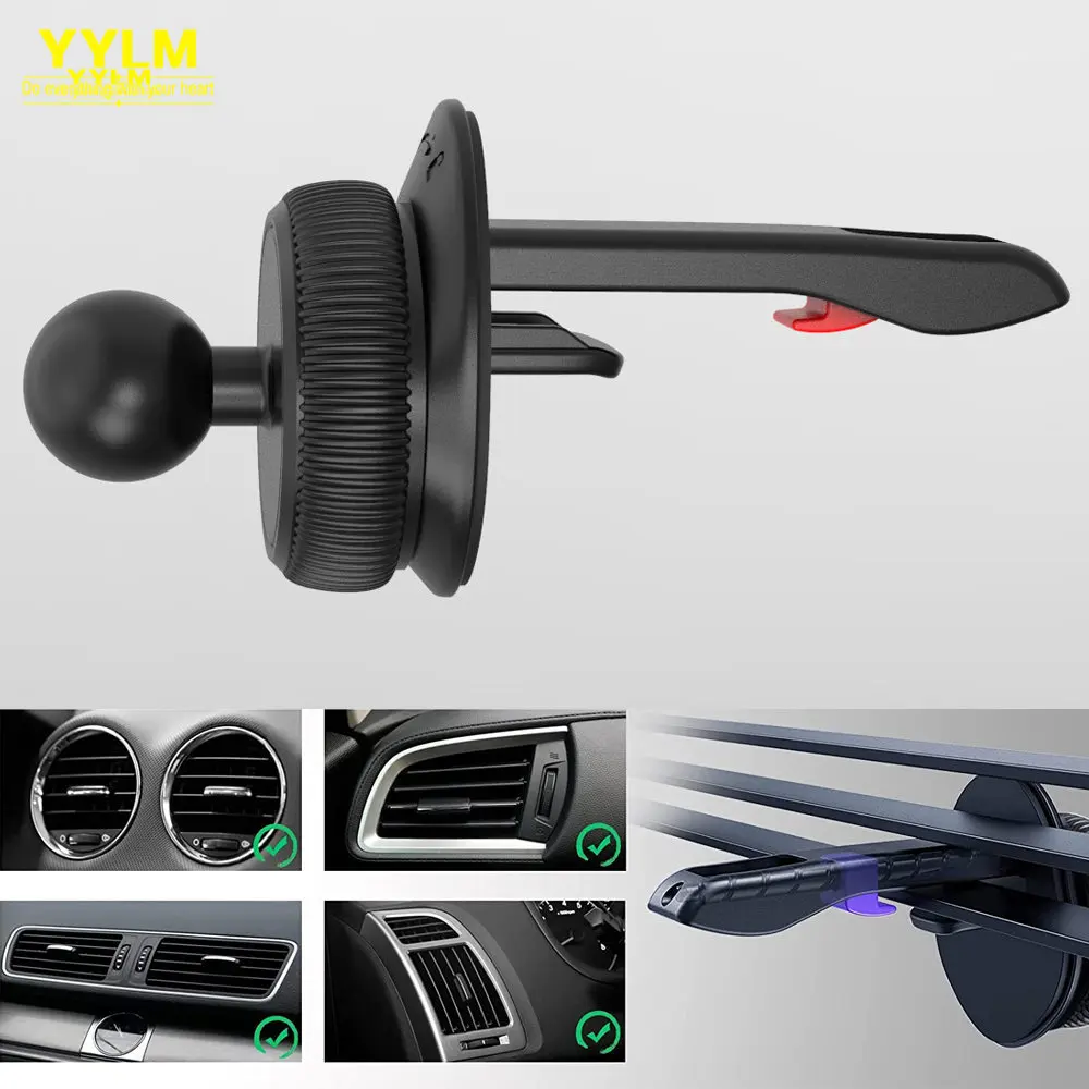 Universal Car Phone Holder Base 17MM Ball Head for Car Air Vent Cell ...