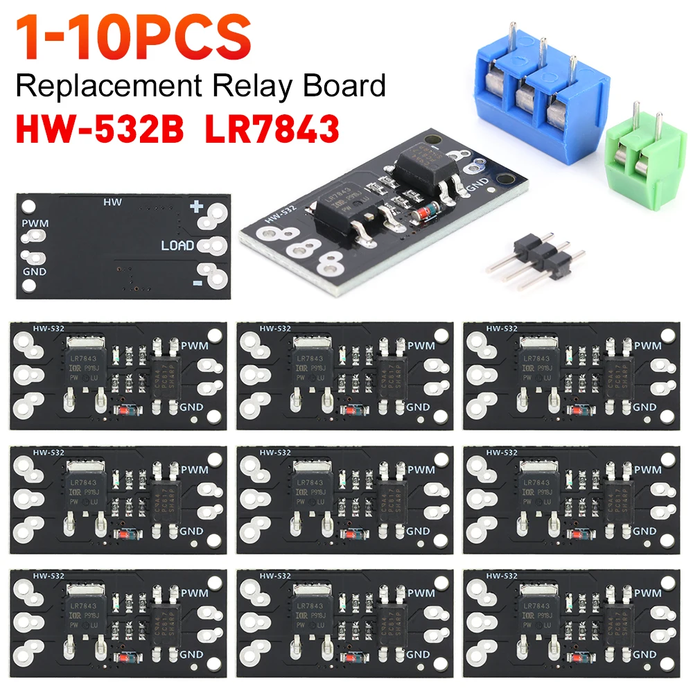 1-10pcs-HW-532B-LR7843-FET-Module-Isolated-MOSFET-MOS-Tube-FET-Module ...