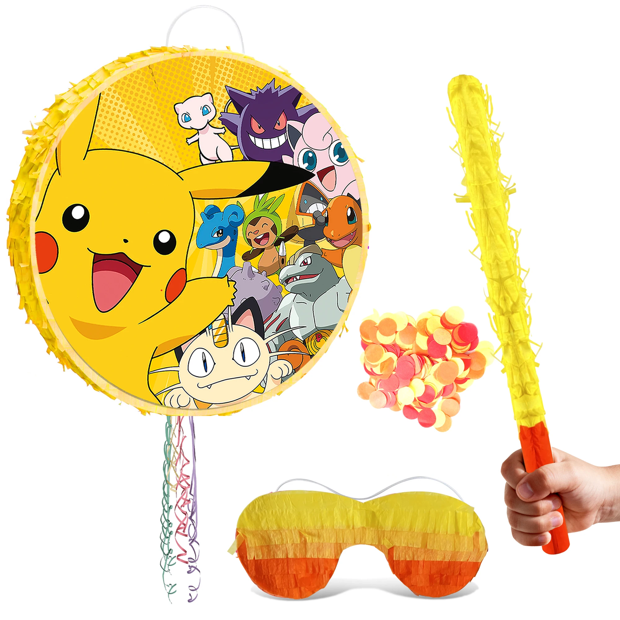 Pokemon Pinata rond, 4 pièces Pokemon Pinata Set-17.58 "Pinata sur le ...