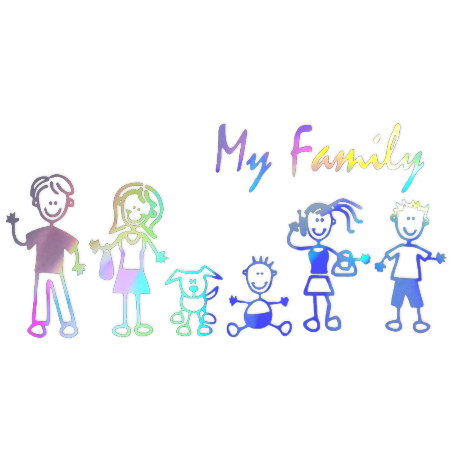 Stick-Figure-Family-Car-Stickers-Stick-Figure-Family-Decals-Family ...