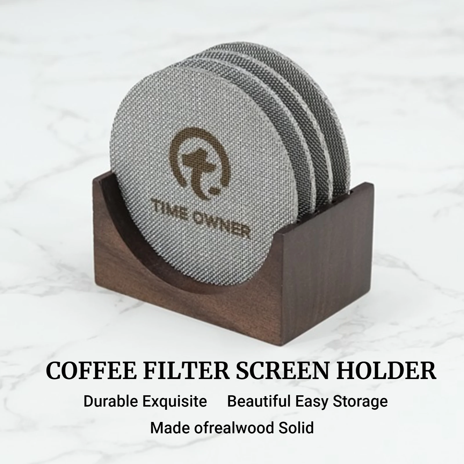 Coffee Filter Screen Holder 58mm Mesh Screen Barista Coffee Making Puck ...
