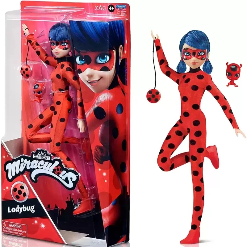 Mu-eca-Miracle-Girl-Ladybug-Reddy-Black-Cat-Rolmalina-modelo-de-adorno ...