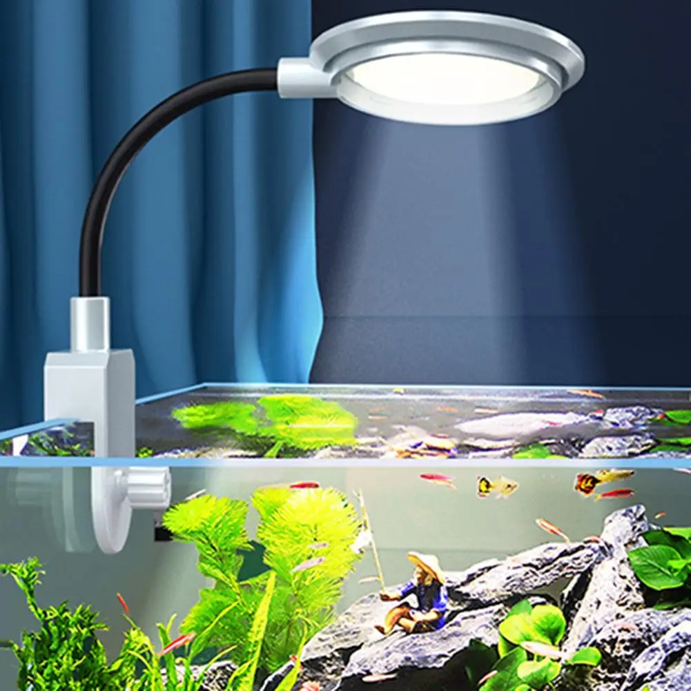 5W-Small-Fishbowl-Led-Light-Fish-Tank-High-Brightness-Clip-Type-Mini ...