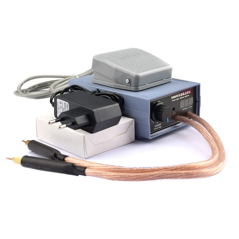 5000w Mini Spot Welder Machine Diy Kit 18650 Battery Pack Welding Tools ...